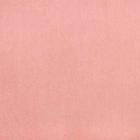 vidaXL Taštičková matrace 140 x 190 x 20 cm samet [347793] Barva: Růžová