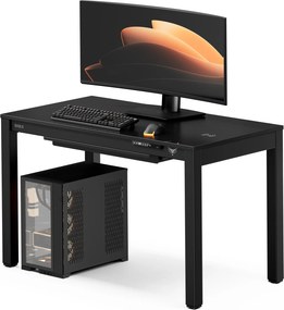 Herní stůl elektricky nastavitelný, vestavěná bezdrátová nabíječka QI a USB: Diablo X-RIFT černý