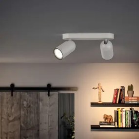 Philips Pongee bílá / Bodové svítidlo / 2x GU10 / 5,5W / bez zdroje /