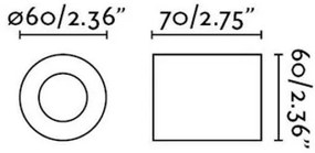 FARO 62151 - Nástěnné svítidlo TEN 1xE27/20W/230V černá
