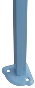Skládací nůžkový party stan s 5 bočními stěnami 3 x 9 m krémový - Default Title