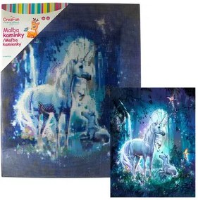 SPARKYS Diamantové malování Pegas a mládě / 40 x 50 cm / Pro kluky a h