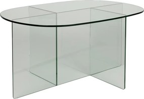 Skleněný konferenční stolek 60x80 cm Linea – Zuiver