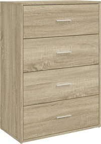 Příborníky 2 ks dub sonoma 60 x 31 x 84 cm kompozitní dřevo 3276583