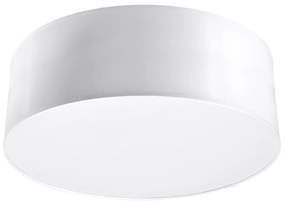 Stropní svítidlo Arena, 1x bílé plastové stínítko, (bílý plast), (fi 25 cm)
