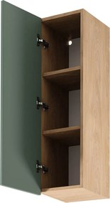 SORENTO pg | horní skříňka G30 policová | 30 cm | LEVÁ | puccini/zelená