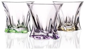 BOHEMIA COOPER COLOUR SKLENICE NA WHISKY 320ML SADA 6 KS