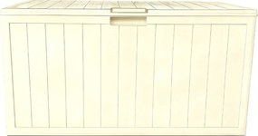 Plastový zahradní úložný box VEREDO - béžový