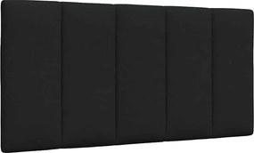 Rám postele bez matrace Hanko černý 100 x 200 cm textil 3310372