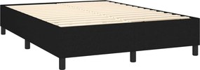Box spring postel s matrací černá 140x200 cm textil 3141779