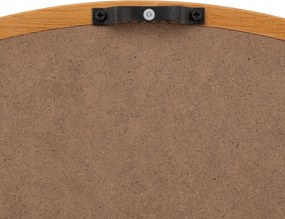 Zrcadlo kulaté v dřevěném rámu KIM, Ø 55 cm