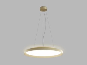 Led2 Závěsné LED svítidlo MOON P- Z, ø 60 cm Barva: Broušené zlato, Stmívání: DALI/PUSH