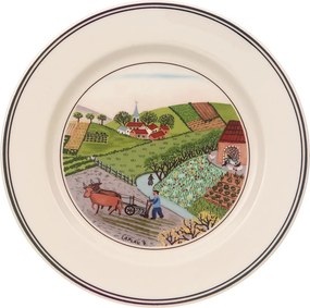 Villeroy&Boch Villeroy & Boch Design Naif talířek na pečivo Polní práce, 17 cm