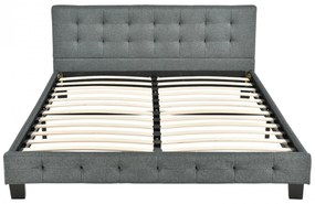 Goleto Čalouněná postel Manresa 140 x 200 cm | šedá