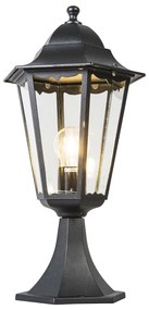 Klasická venkovní lampa podstavce černá 48 cm IP44 - New Orleans