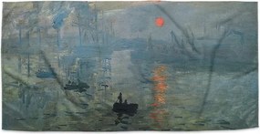 Sablio Ručník Imprese, východ slunce - Claude Monet - 70x140 cm