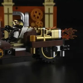 Lumibricks Steampunk Motorcycle Chase / 424 dílků / od 16 let