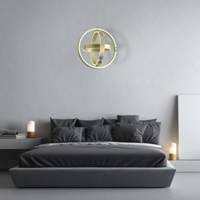 Závěsné LED svítidlo Sirius, 3x LED 80w, 4000k, g