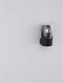 NV 9492720 Venkovní nástěnné svítidlo SELENA antracitový hliník a čirý akryl E27 1x12W 220-240V bez žárovky IP65 - NOVA LUCE