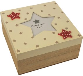 Morex Dřevěná krabička s hvězdou D0415