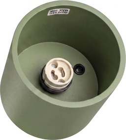 Sollux Lighting Stropní svítidlo ORBIS 1 olivově zelené