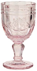 VICTORIAN Sklenice na stopce - růžová