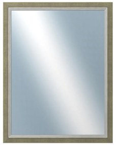 DANTIK - Zarámované zrcadlo - rozměr s rámem cca 70x90 cm z lišty AMALFI zelená (3115)