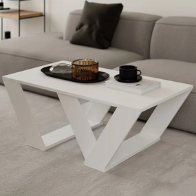 Hanah Home Konferenční stolek Pipra - White, Bílá