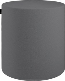 Sedák Barrel- válec pevný barva šedá látka pletený vzor