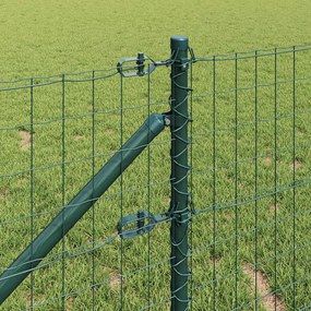 Evropský plot se hroty 10 x 0,8 m Ocel potažená PVC Zelená 3350554
