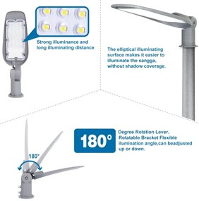Aigostar - LED Pouliční lampa LED/200W/230V 6500K IP65