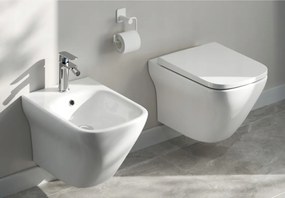 Cersanit Larga Square CleanOn, závěsná wc mísa bez sedátka, bílá, K120-004