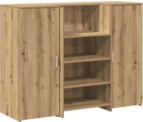 Recepční stůl dub artisan 135x50x103,5 cm kompozitní dřevo 3324195