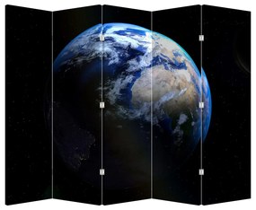 Paraván - Planeta Země (210x170 cm)