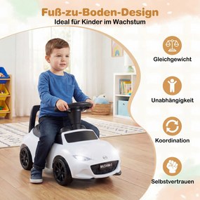 Costway Jízdní auto s ochranou proti světlu a převrácením a úložným prostorem