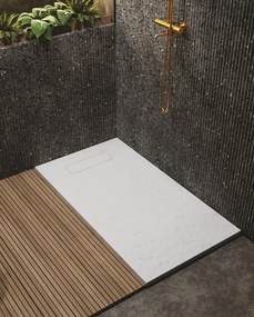 Gelco Gelco, ELEA vanička z litého mramoru, obdélníková 120x90cm, bílá, PEL12090