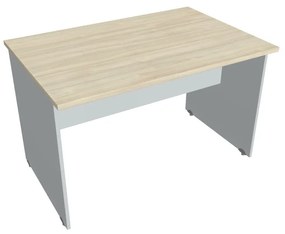 Stůl jednací rovný 120 cm - Hobis Gate GJ 1200 Dekor stolové desky: akát, Dekor lamino podnože: šedá
