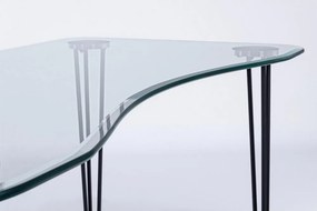 Pracovní stůl se skleněnou deskou 60x120 cm Rondo – Bizzotto