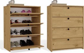 Botník s výklopnými dvířky LOKA dub artisan