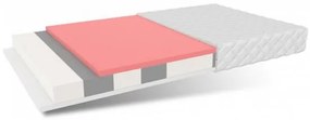 Pěnová matrace dětská MILETO 90x190 cm s paměťovou pěnou 11cm