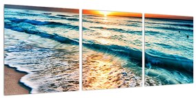 Obraz mořské pláže (90x30 cm)