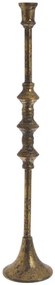 Svícen kovový, mosaz s patinou 51 cm 267CAN0016