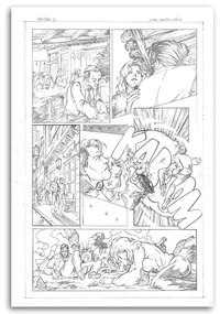 Gario Obraz na plátně Procházka městem komiks - Saqman Rozměry: 40 x 60 cm
