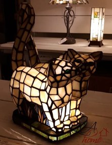 Dekorativní lampa Tiffany kočky - 36*28 cm 1x E14 / max 40w