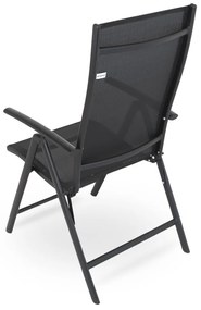Zahradní židle Conrado 1 + 1 ZDARMA, černá