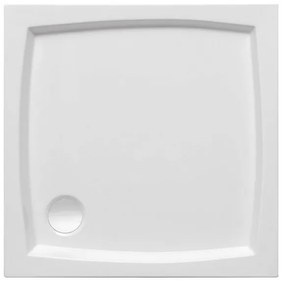 Polimat Čtvercová akrylátová sprchová vanička Patio 2 80x80 (90x90) Barva: Bílá, Rozměry (cm): 80x80
