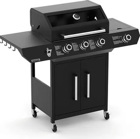 Plynový gril 3+1 13,5kW Varen Black 4,0 Kaminer