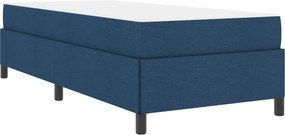Postel s boxspringem Modrá 90 x 200 cm textil 3398835
