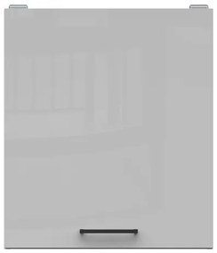 Junona Line Tafla horní skříňka G1D/50/57 LP, bílá/světle šedý lesk