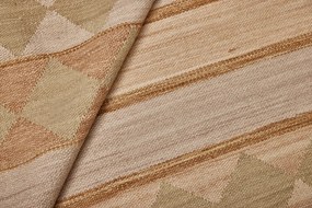 Diamond Carpets India, Ručně vázaný kusový koberec Cosmati DESP P121 Beige Mix, 200x290, béžová, chodba / předsíň
